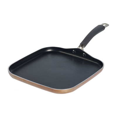 Epicurious Copper 12" Aluminum Nonstick Square Griddle EPIMS-U3572 ...