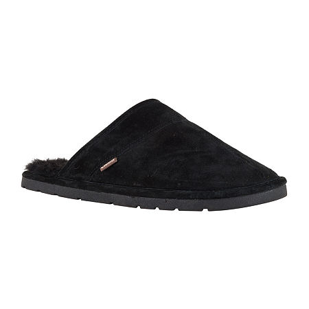 Click here for Lamo Mens Slip-On Slippers  Medium  Black prices