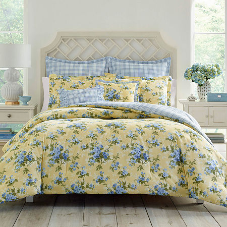 Click here for Laura Ashley Cassidy Cotton Reversible 7 Piece Duv... prices