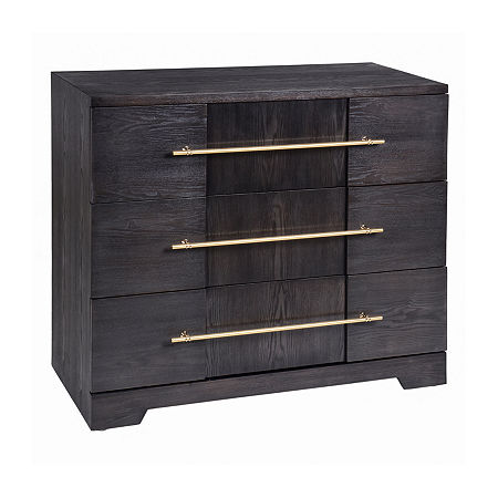 Click here for StyleCraft Dann Foley 3-Drawer Dark Gray Wooden Ch... prices