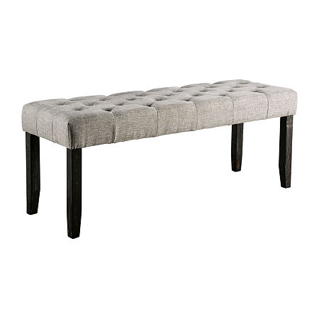 Click here for Nimitz Upholstered Dining Bench  One Size  Gray prices