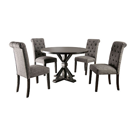 Click here for Nimitz 5-pc. Round Dining Set  One Size  Gray prices