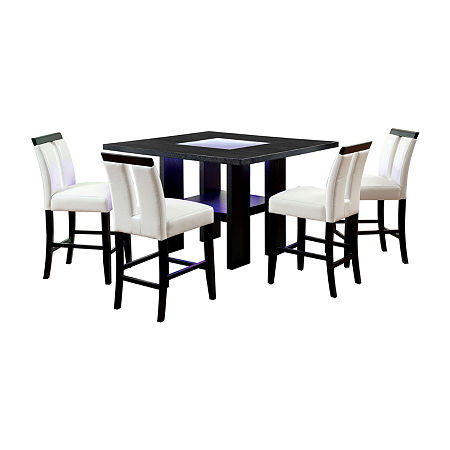 Click here for Abies 5-pc. Counter Height Square Dining Set  One... prices