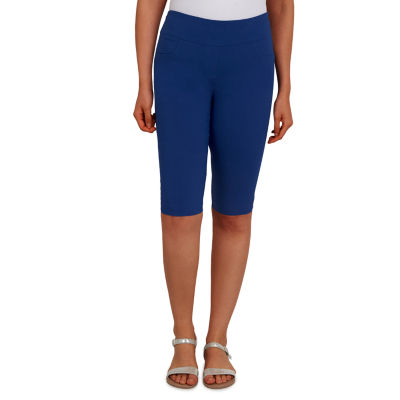 Hearts Of Palm Mid Rise Skimmer, Color: Dark Blue - JCPenney