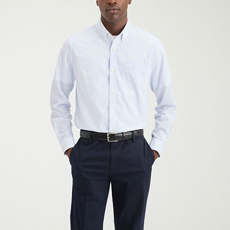 Click here for Dockers Mens Stain Defender Long Sleeve Regular Fi... prices
