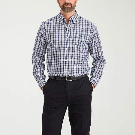 Click here for Dockers Mens Stain Defender Long Sleeve Regular Fi... prices