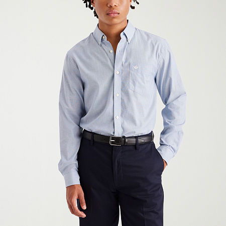 Click here for Dockers Mens Stain Defender Long Sleeve Regular Fi... prices