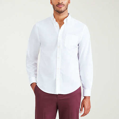 Click here for Dockers Mens Stain Defender Long Sleeve Regular Fi... prices