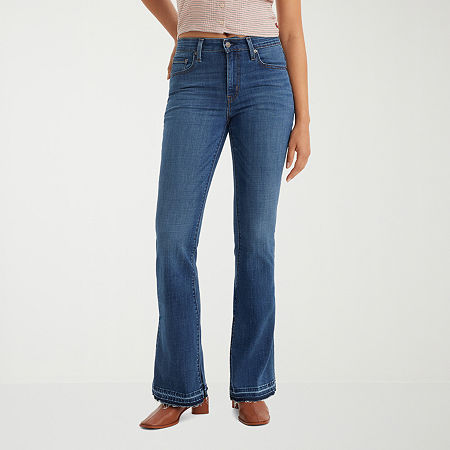 Levis Womens 726 High Rise Slim Fit Flare Jeans - Explore The Unknown