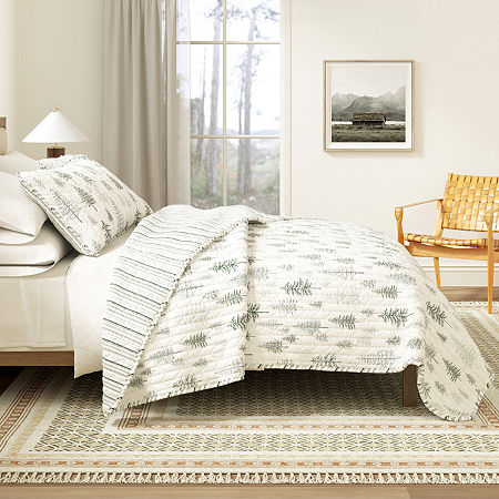 Click here for Linery Rustic Winter Quilt Set  One Size  Gray prices