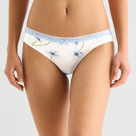 Click here for Ambrielle Cotton Bikini Panty  3x  Blue prices