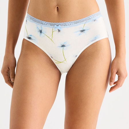 Click here for Ambrielle Cotton Brief Panty  Large  Blue prices