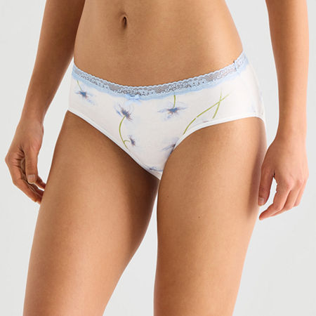 Click here for Ambrielle Cotton Hipster Panty  3x  Blue prices