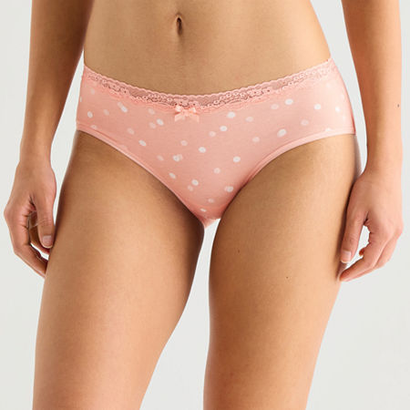 Click here for Ambrielle Cotton Hipster Panty  Medium  Pink prices