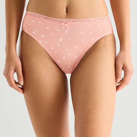 Click here for Ambrielle Cotton High Cut Panty  X-large  Pink prices