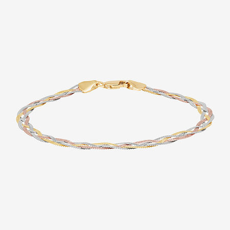 Click here for Made in Italy Womens 14K Gold 7.5 Inch Herringbone... prices