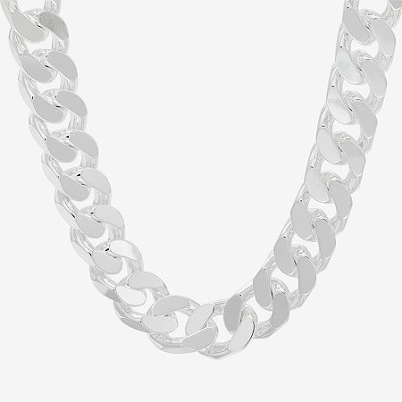 Click here for Mens Sterling Silver 22 Inch Curb Chain Necklace... prices