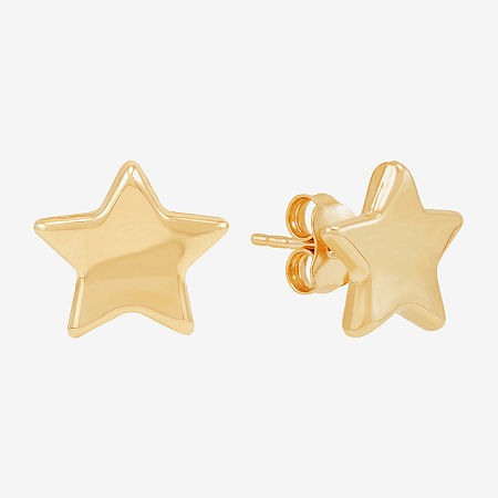 Click here for Limited Quantities! 14K Gold 11.2mm Star Stud Earr... prices