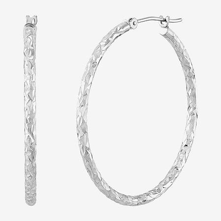Click here for Limited Quantities! Womens 10K Gold 35mm Hoop Earr... prices