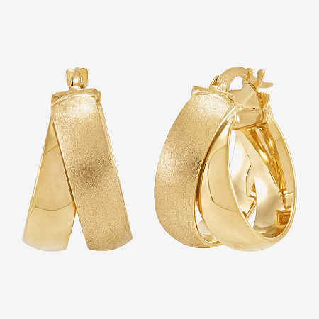 Click here for Limited Quantities! Womens 14K Gold 20mm Hoop Earr... prices