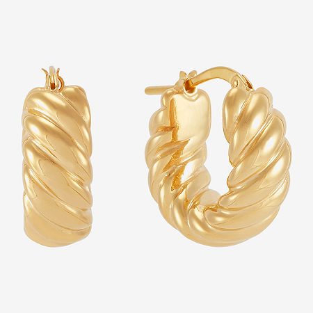 Click here for Limited Quantities! Womens 14K Gold 18mm Hoop Earr... prices