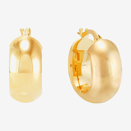 Click here for Limited Quantities! Womens 14K Gold 13mm Hoop Earr... prices