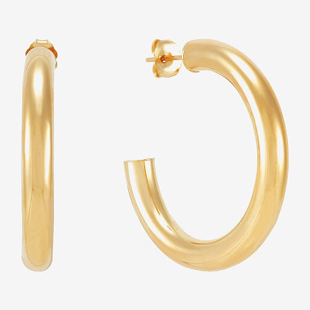 Click here for Limited Quantities! Womens 14K Gold 35mm Hoop Earr... prices