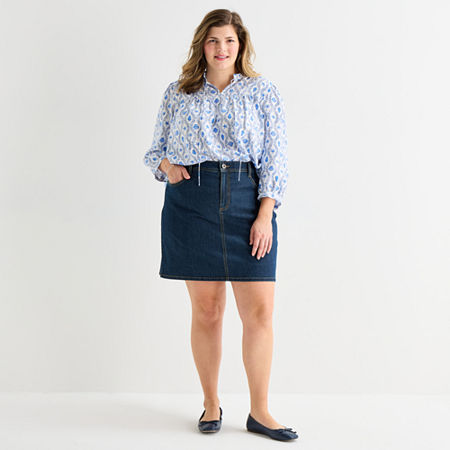 Click here for St. Johns Bay Womens 19 1/2 Plus Chino Short  18w... prices