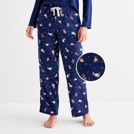 Click here for Sleep Chic Womens Flannel Pajama Pants  Large  Blu... prices