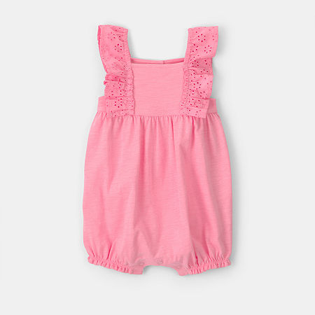 Click here for Carters Baby Girls Sleeveless Romper  3 Months  Pi... prices