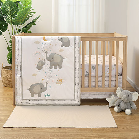 Click here for The Peanutshell Baby Crib Bedding Set Girls  Eleph... prices