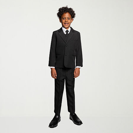 Click here for Suit the BOYZ Big Kid Boys 4-pc. Suit Set  16  Bla... prices