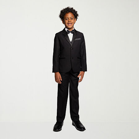 Click here for Suit the BOYZ Big Kid Boys 4-pc. Suit Set  12  Bla... prices