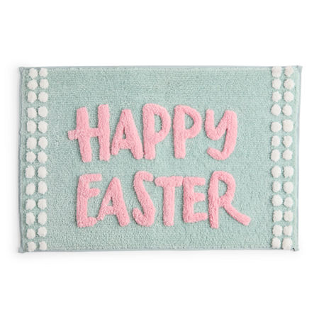 Click here for Avanti Happy Easter Bath Rug  One Size  Green prices
