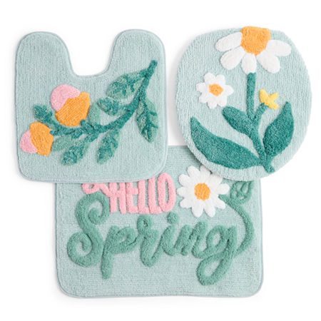 Click here for Avanti Hello Spring 3-pc. Bath Rug Set  One Size... prices
