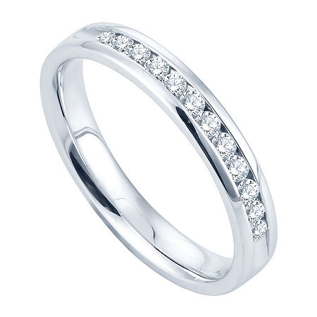 Click here for 1/4 CT.T.W. Channel-Set Natural Diamond Band  5  W... prices