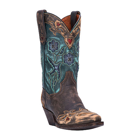 Click here for Dan Post Womens Vintage Bluebird Block Heel Cowboy... prices
