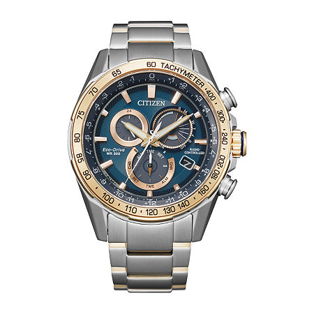 Click here for Citizen Eco-Drive Mens Chronograph Pcat Two-Tone S... prices