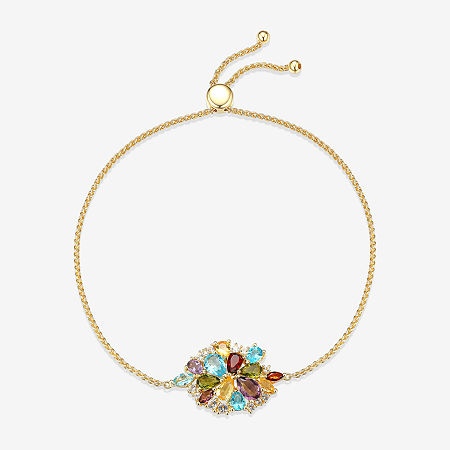 Click here for Womens Genuine Multi Color 18K Gold Over Silver Bo... prices