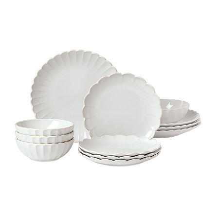 Click here for Lenox French Perle Scallop 12 Pc. Dinnerware Set... prices