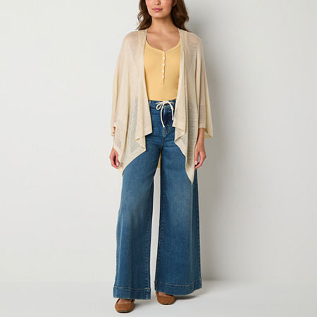 Click here for a.n.a Open Knit Wrap  One Size  Beige prices