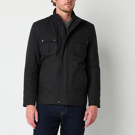 Click here for Vintage Leather Mens Midweight Coat  Small  Black prices