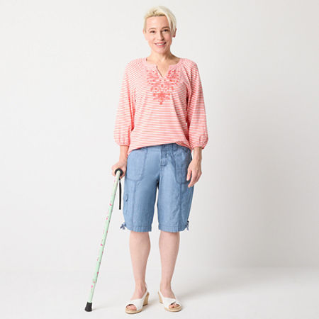 Click here for St. Johns Bay Womens 11 1/2 Mid Rise Adaptive Easy... prices