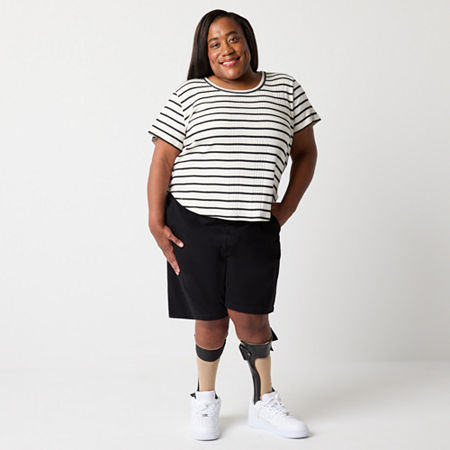 Click here for a.n.a Womens 8 Mid Rise Plus Adaptive Easy-on + Ea... prices