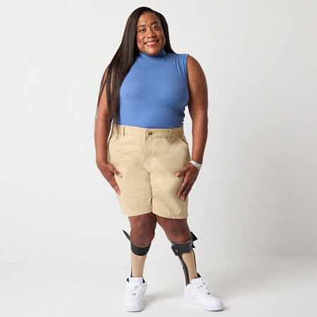 Click here for a.n.a Womens 8 Mid Rise Plus Adaptive Easy-on + Ea... prices