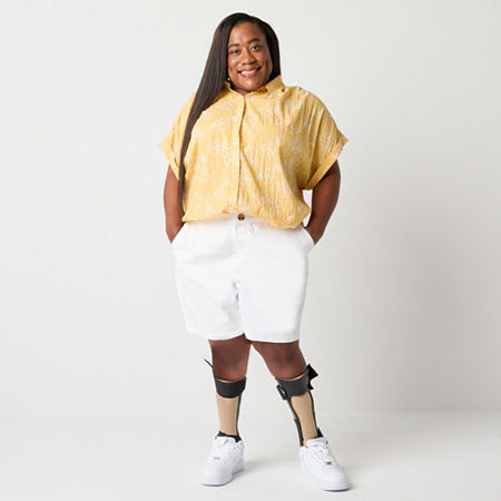 Click here for a.n.a Womens 8 Mid Rise Plus Adaptive Easy-on + Ea... prices