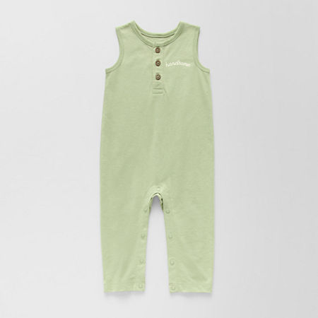 Click here for Okie Dokie Baby Boys Crew Neck Sleeveless Jumpsuit... prices