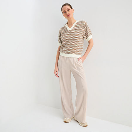 Click here for Stylus Womens Wide Leg Mid Rise Lounge Pant  Xx-la... prices