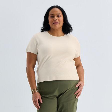 Click here for Liz Claiborne Plus Womens Crew Neck Pullover Sweat... prices