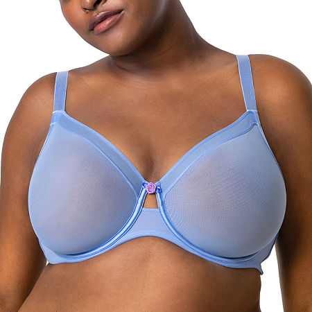 Click here for Curvy Couture Sheer Mesh Unlined Underwire Bra-131... prices